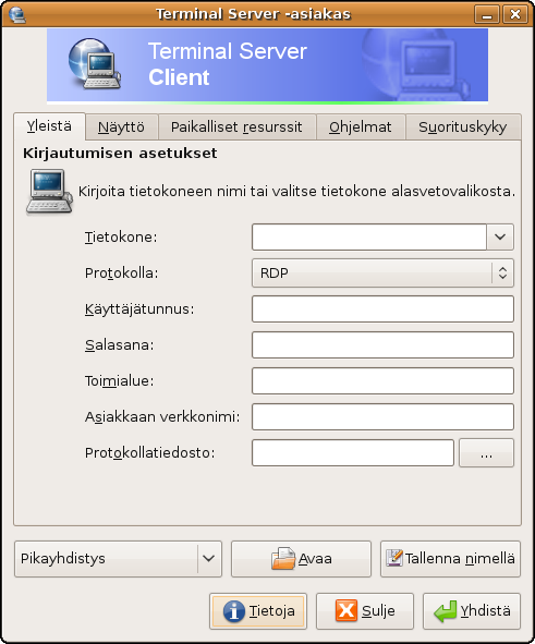 tsclient – Linux.fi