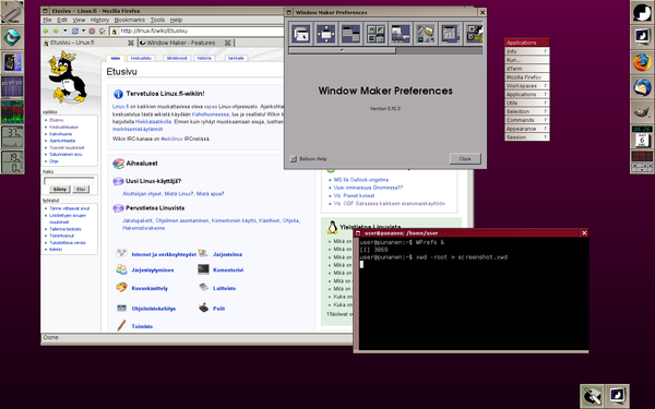 Window Maker – Linux.fi
