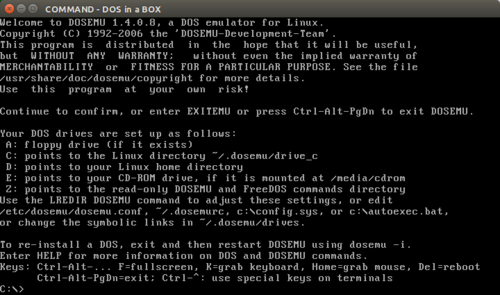 DOSEMU – Linux.fi