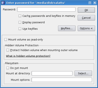 TrueCrypt – Linux.fi